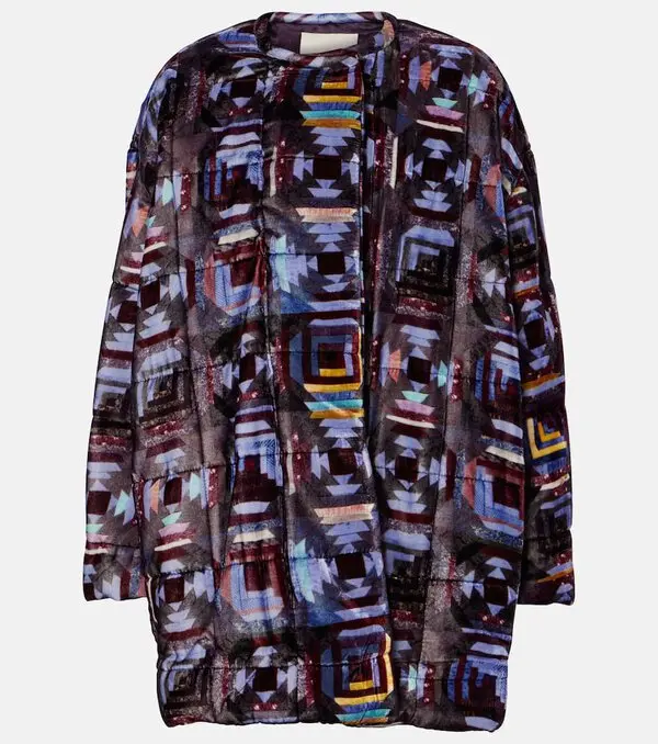 Isabel Marant Étoile Doriane Printed Puffer Coat