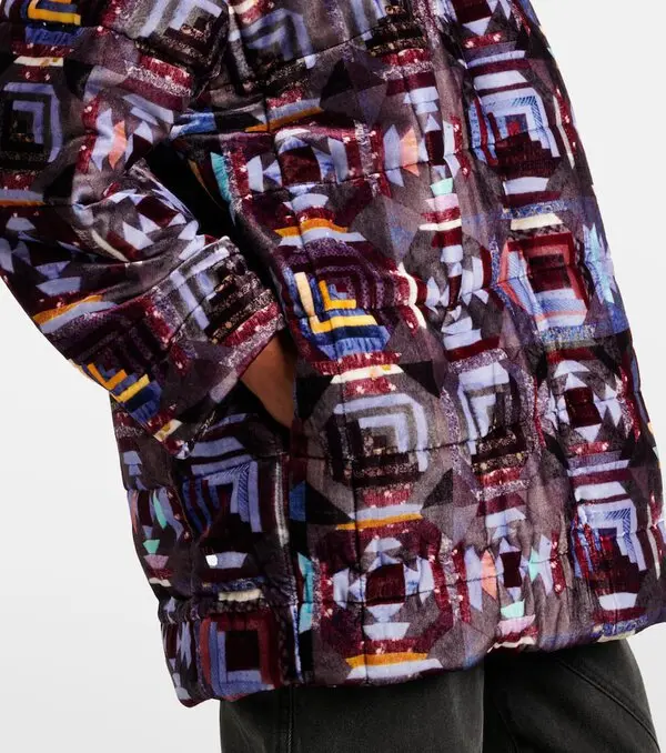 Isabel Marant Étoile Doriane Printed Puffer Coat