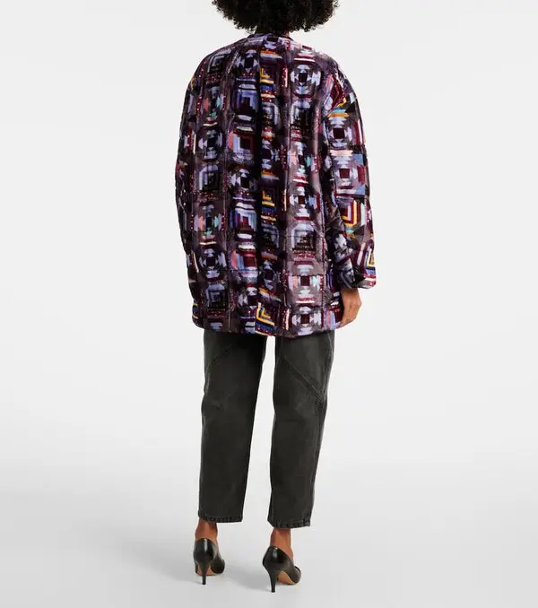 Isabel Marant Étoile Doriane Printed Puffer Coat
