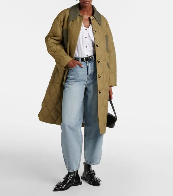 GANNI High-rise Barrel-leg Jeans