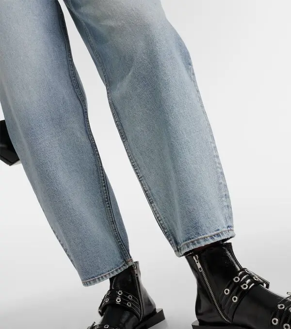 GANNI High-rise Barrel-leg Jeans