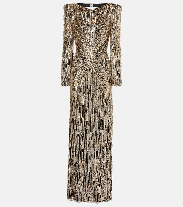 Jenny Packham Avalon Sequined Gown