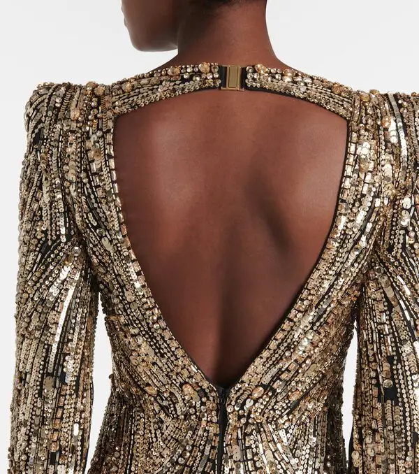 Jenny Packham Avalon Sequined Gown