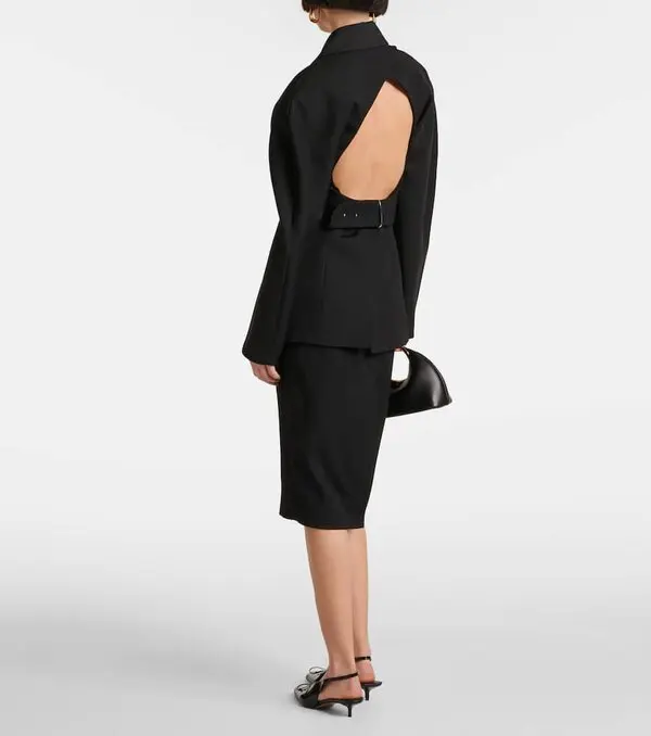 Jacquemus La Veste Castagna Virgin Wool Jacket