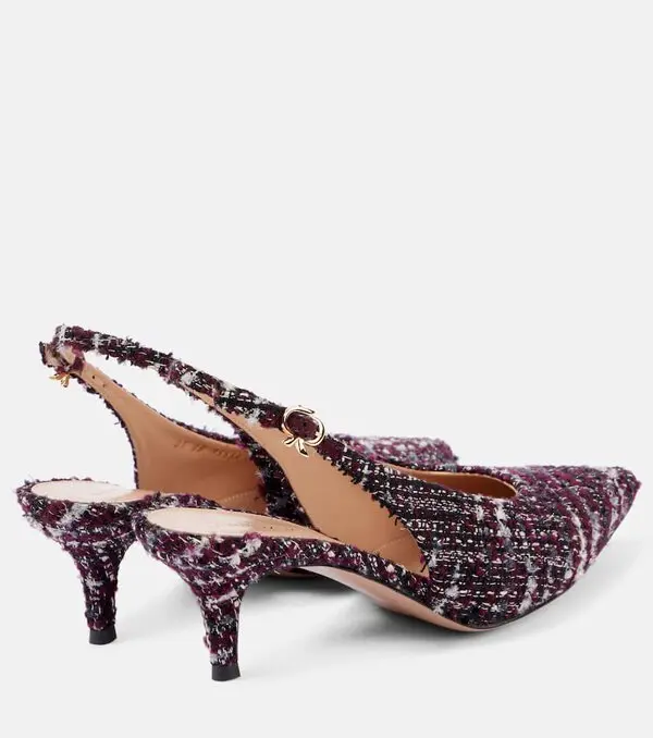 GIANVITO ROSSI 55 Boucle Slingback Pumps