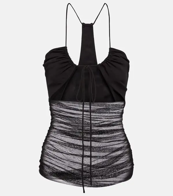 Christopher Esber Cutout Halterneck Top - Black