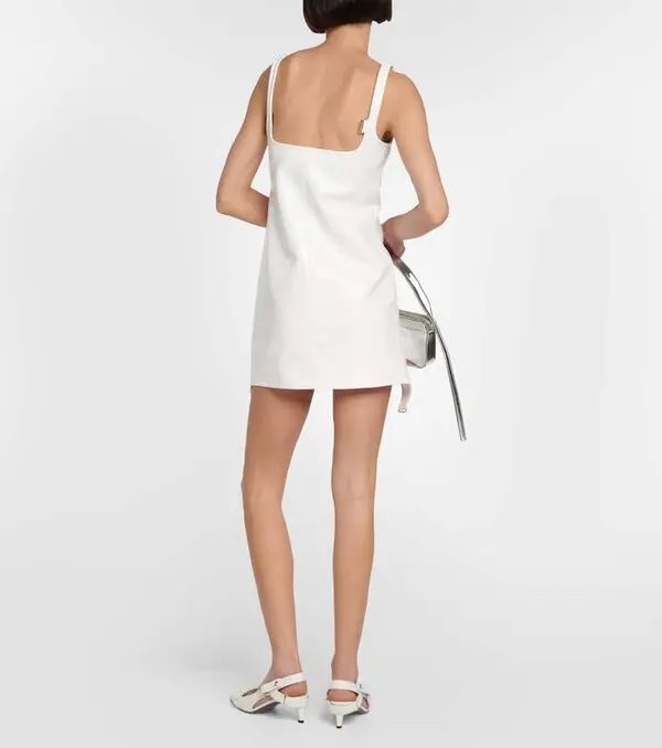 COURREGES Cotton-blend Mini Dress