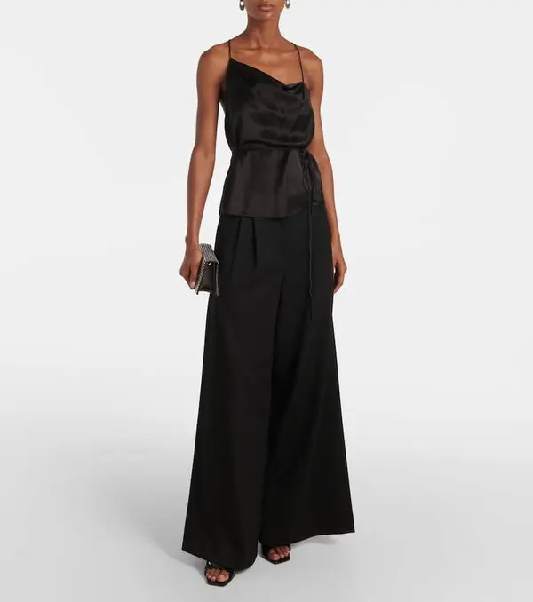 THE SEI Silk Satin Top