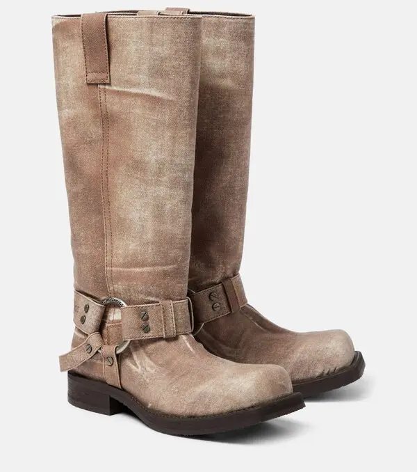 Acne Studios Balius 35 Printed Knee-high Boots