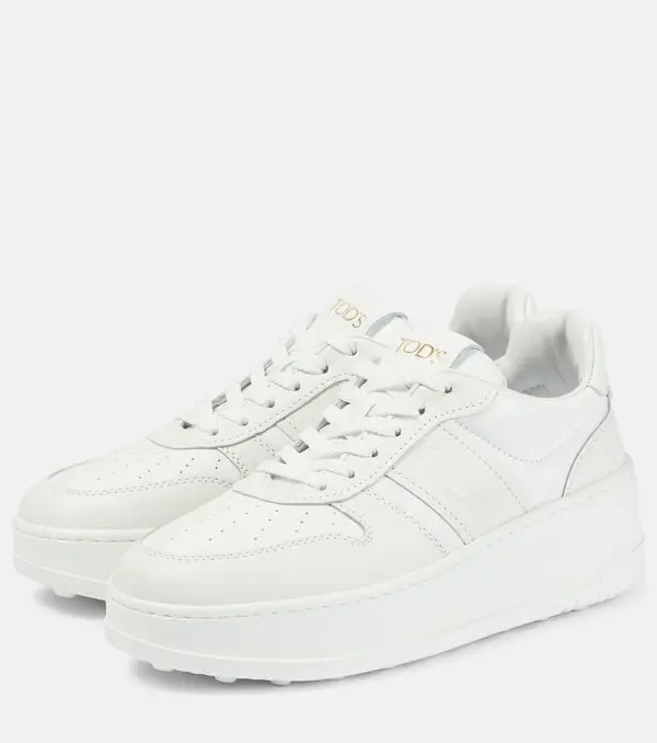 TOD'S Leather Platform Sneakers