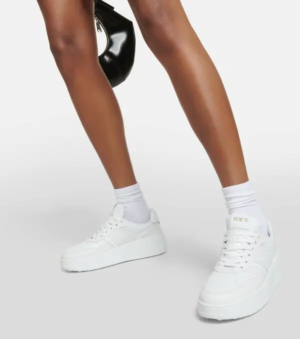 TOD'S Leather Platform Sneakers