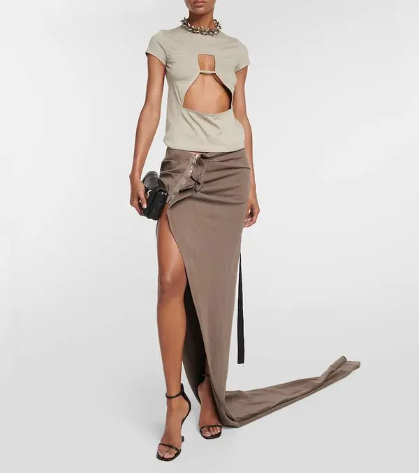 Rick Owens Cutout T-shirt