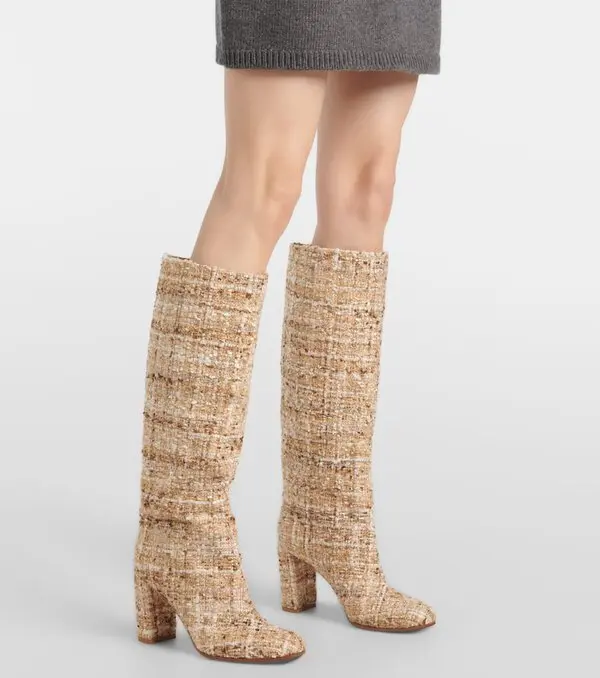 GIANVITO ROSSI Boucle Knee-high Boots