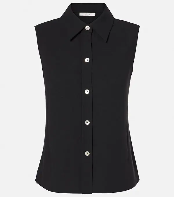 Vince Buttoned Top