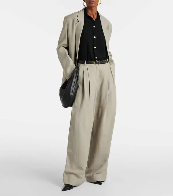 Vince Buttoned Top
