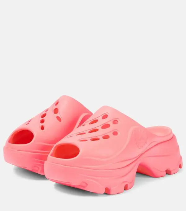 Adidas By Stella McCartney Logo Rubber Clogs