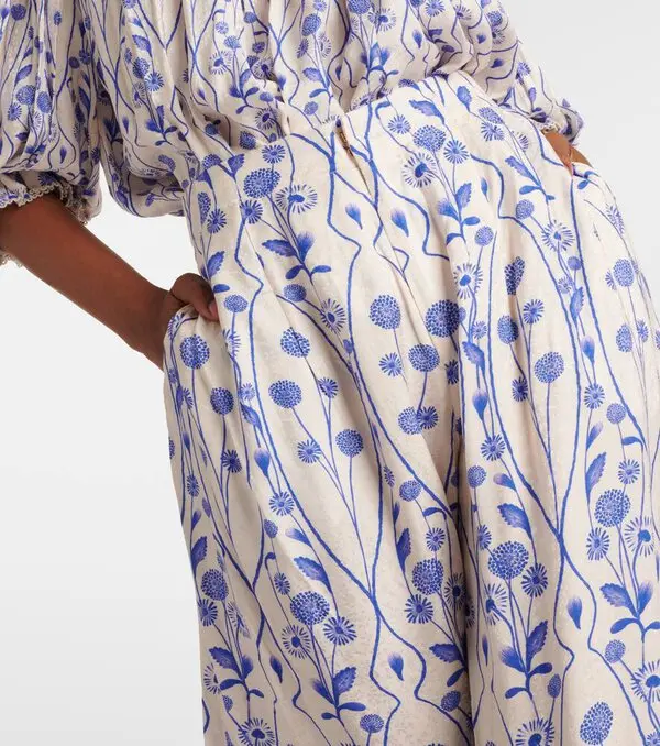 Agua Bendita Printed Palazzo Pants