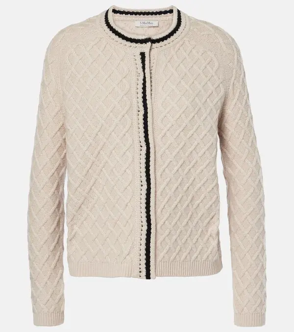 Max Mara Baviera Wool-cashmere Cardigan