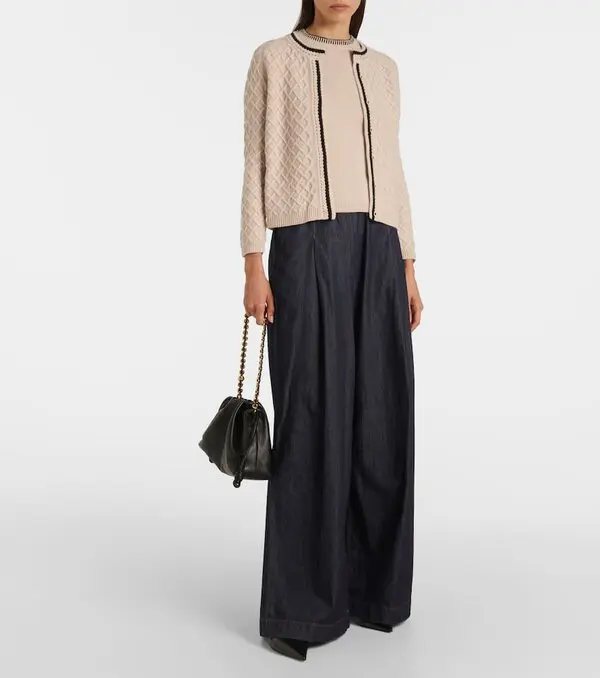 Max Mara Baviera Wool-cashmere Cardigan