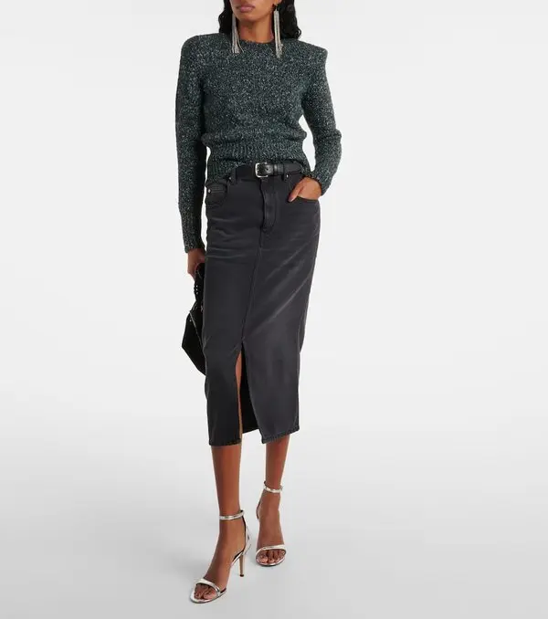 Isabel Marant Étoile Kalogb Off-shoulder Sweater