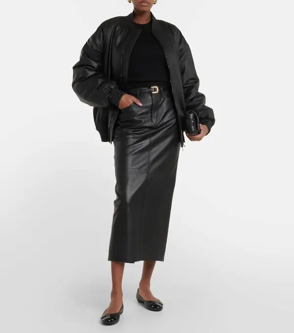 TOD'S Bubble Leather Ballerinas