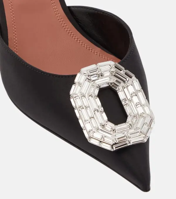 Amina Muaddi Camelia Slingback Pumps