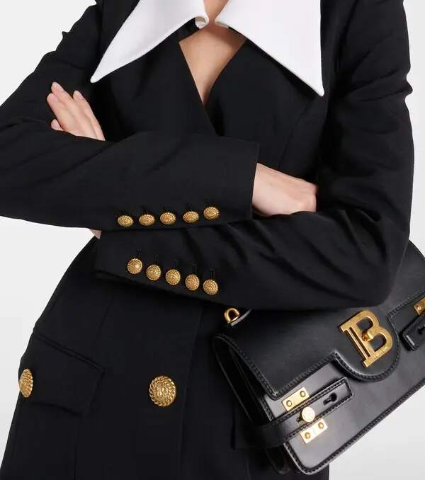 Balmain Virgin Wool Mini Dress