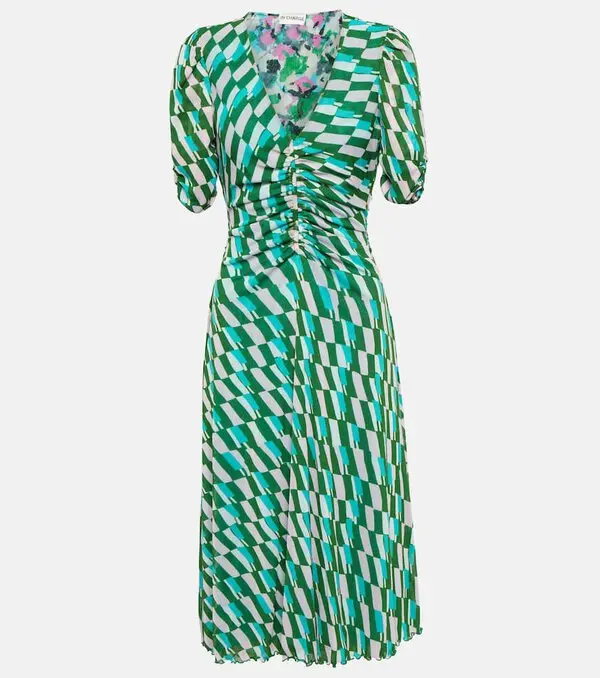 Diane Von Furstenberg Koren Printed Minidress - Multicoloured