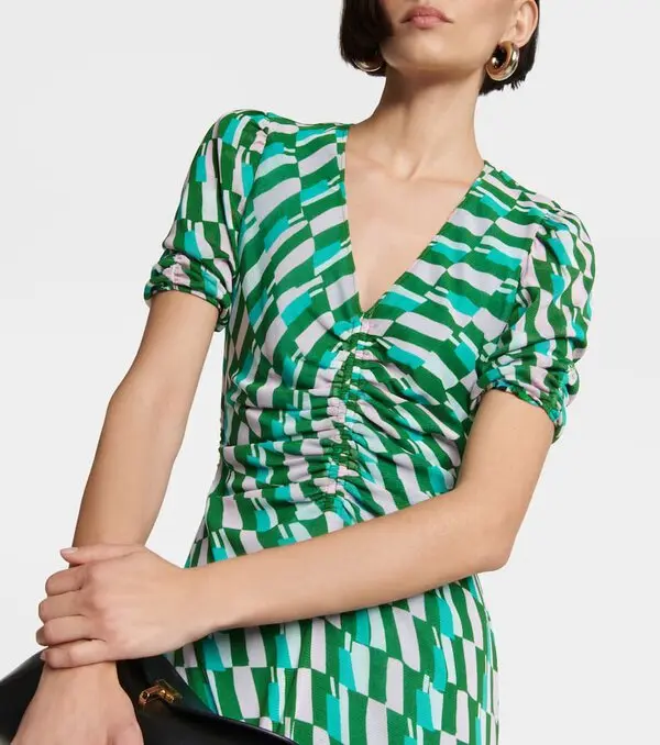Diane Von Furstenberg Koren Printed Minidress