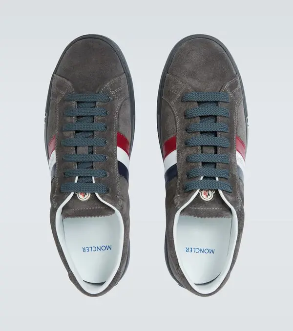 Moncler Monaco Suede Sneakers