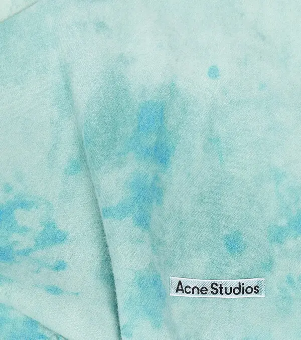 Acne Studios Wool Scarf - Blue