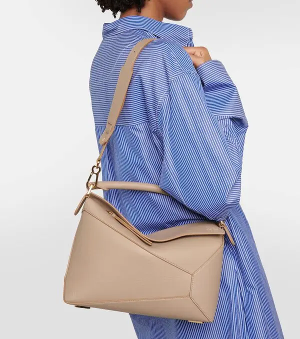 Loewe Puzzle Edge Medium Top-handle Bag - Neutrals