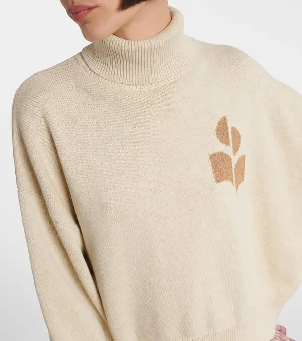 MARANT ETOILE Nash Cotton And Wool Turtleneck Sweater