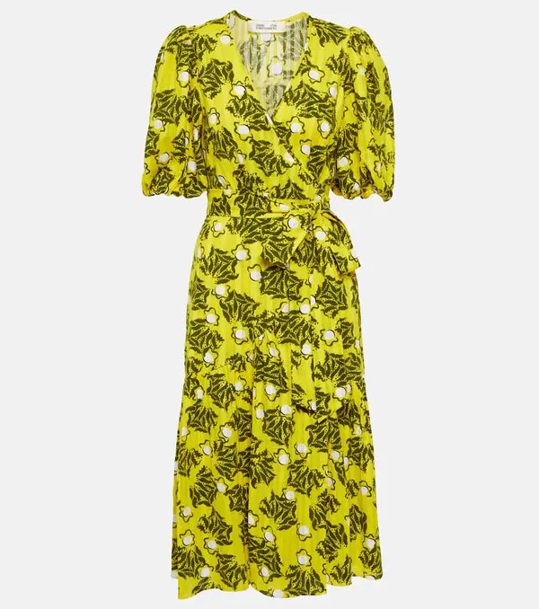 Diane Von Furstenberg Didi Printed Cotton Minidress - Multicoloured