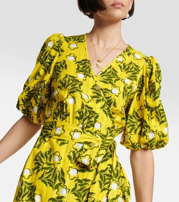 Diane Von Furstenberg Didi Printed Cotton Minidress