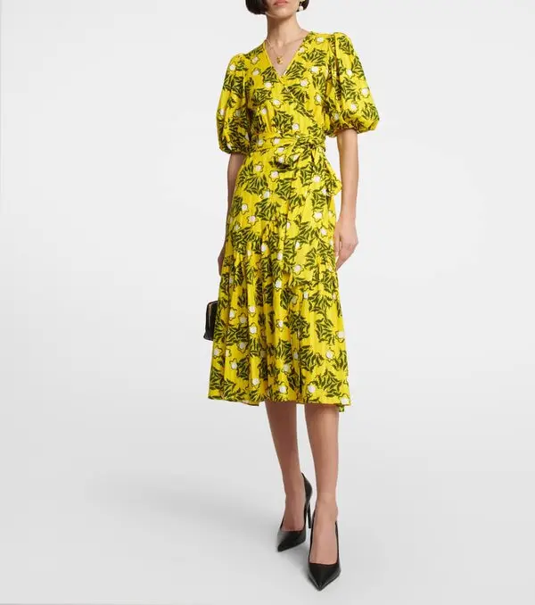 Diane Von Furstenberg Didi Printed Cotton Minidress