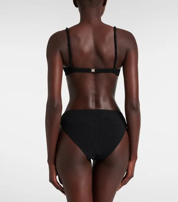 TOTEME Smocked Bikini Top