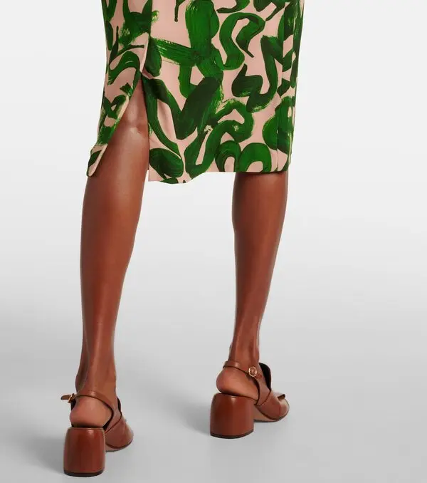Dries Van Noten Printed Midi Dress