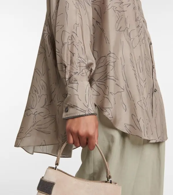 Brunello Cucinelli Silk Button-down Shirt