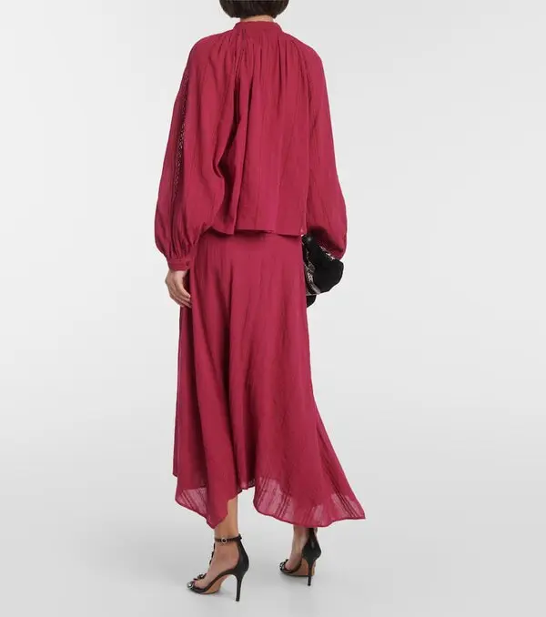 MARANT ETOILE Imayae Cotton-blend Blouse