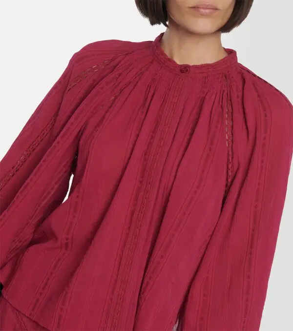 MARANT ETOILE Imayae Cotton-blend Blouse