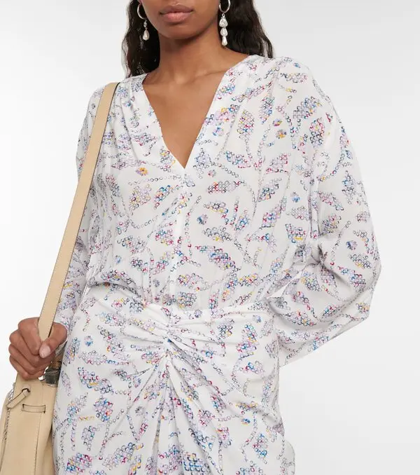 MARANT ETOILE Danalia Printed Midi Dress