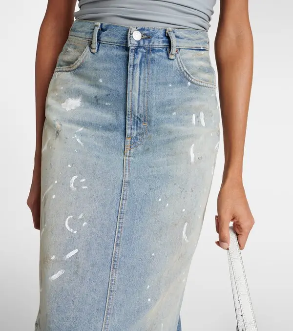 Acne Studios Denim Maxi Skirt