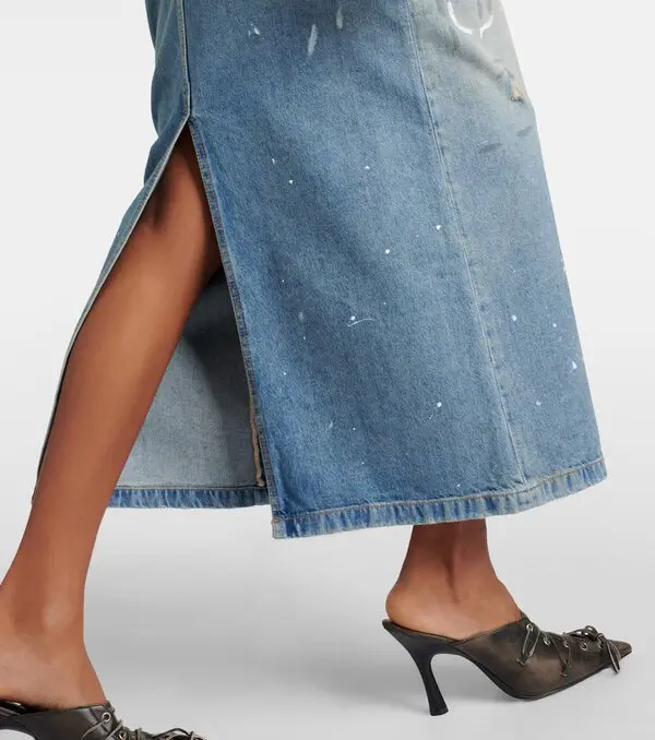 Acne Studios Denim Maxi Skirt