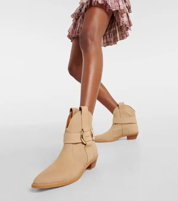See By Chloé Leather Ankle Boots