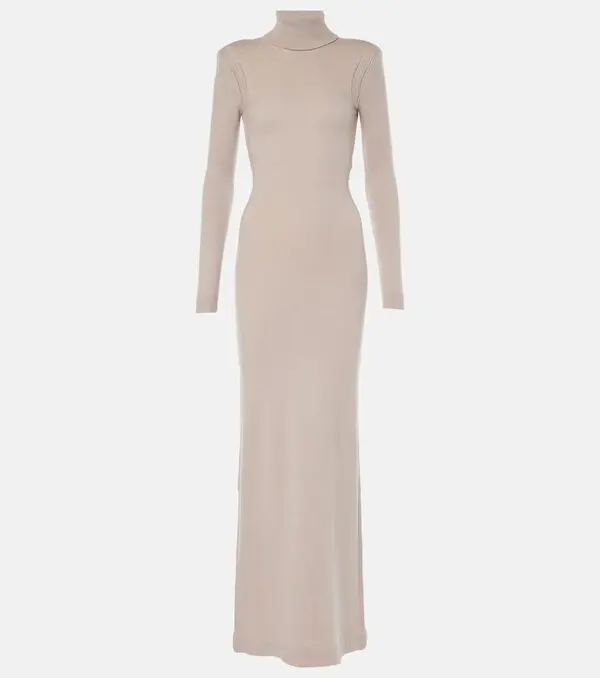 TOM FORD Cashmere Turtleneck Gown