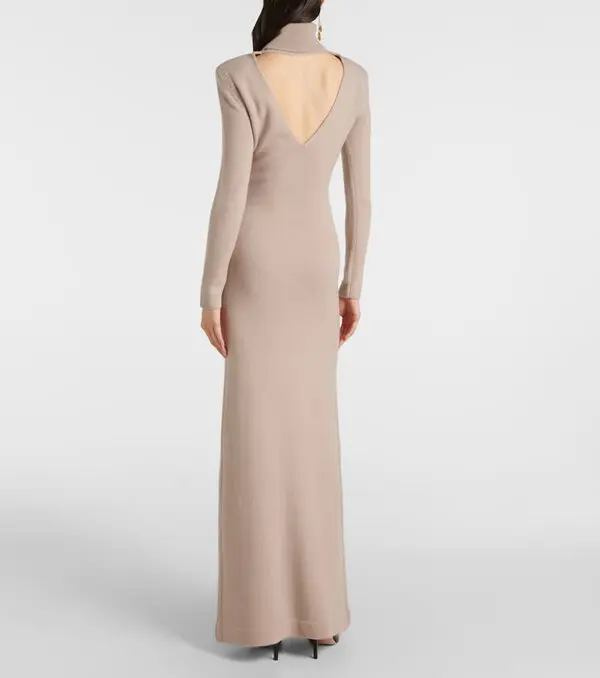 TOM FORD Cashmere Turtleneck Gown