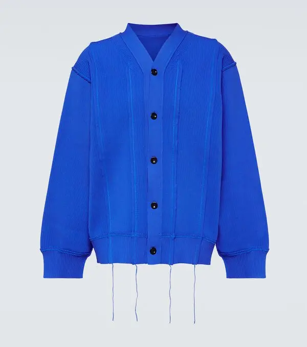 Sacai Distressed Cardigan