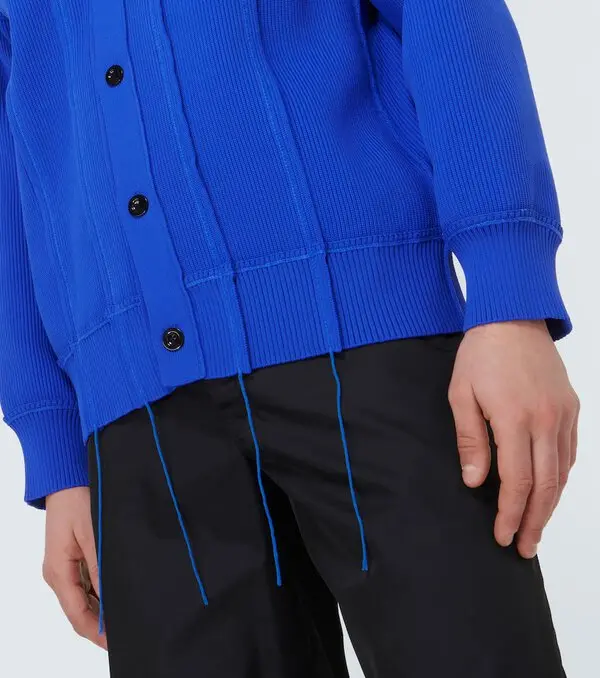 Sacai Distressed Cardigan