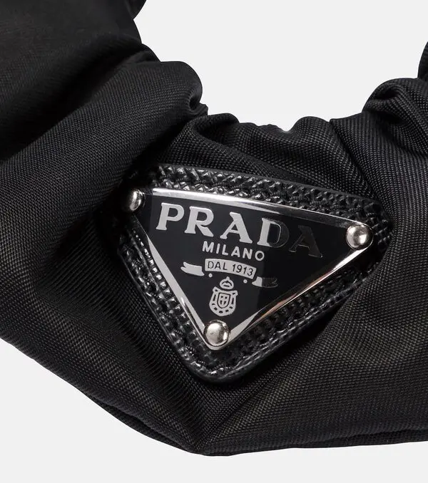 Prada Re-nylon Scrunchie - Black
